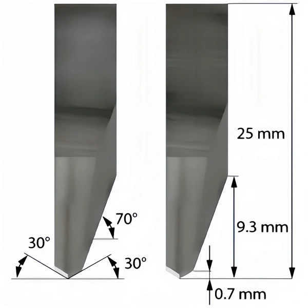 Zund Z82 Tungsten Carbide Oscillating Knife Blade 5205519