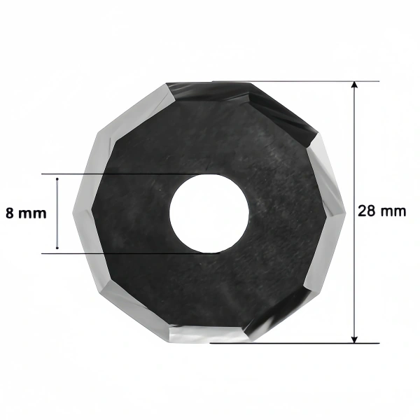 Comagrav CD28 Decagonal rotating knife blades - CNC Router Oscillating ...